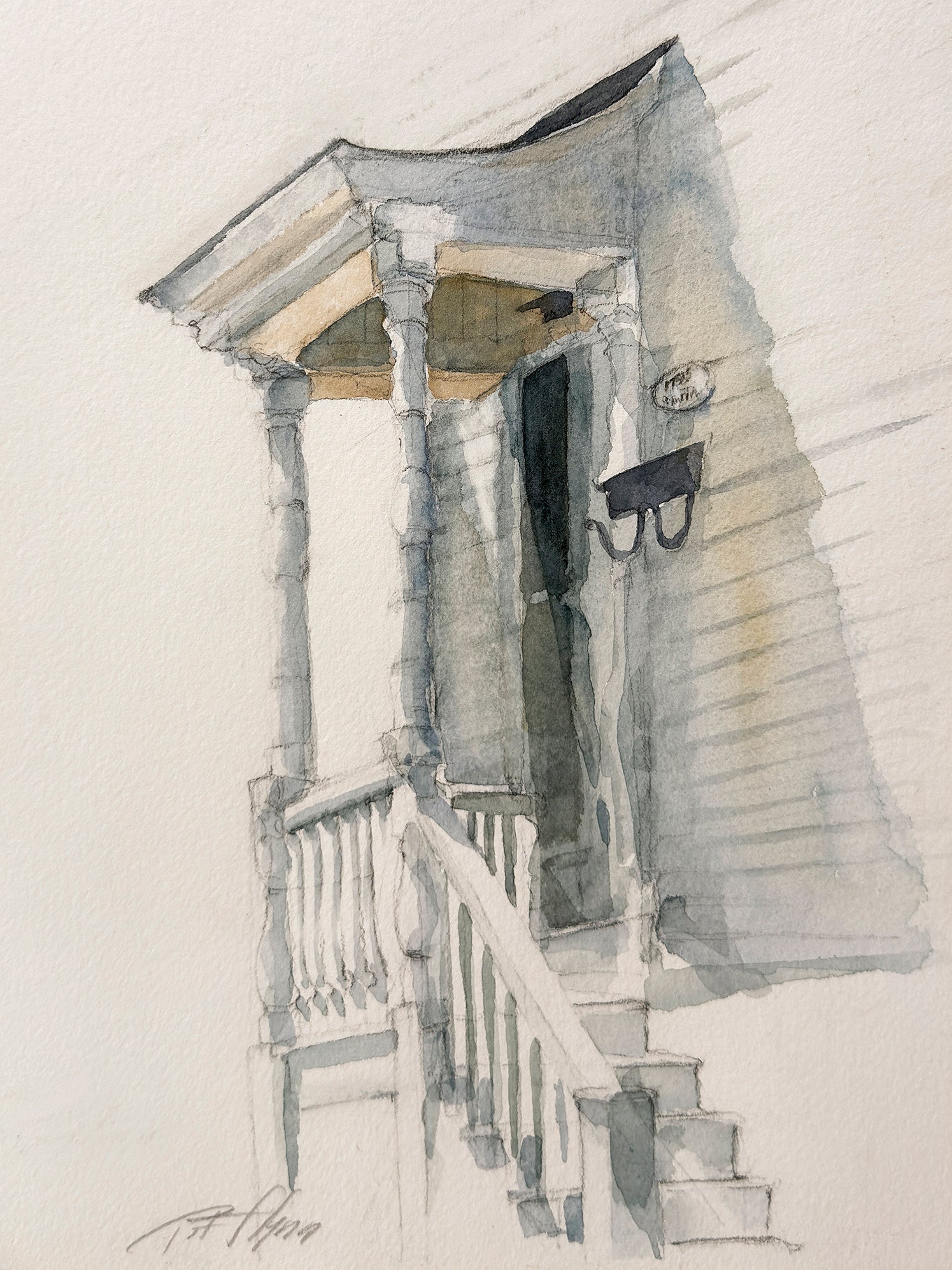 Morning Entrance – Patricia Tancrell Flynn Watercolors